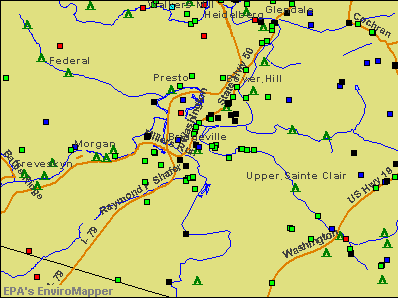 Bridgeville, Pennsylvania (PA 15017) profile: population, maps, real ...