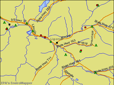 Ligonier, Pennsylvania (PA 15658) profile: population, maps, real ...