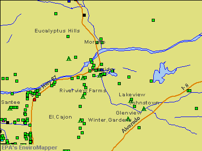 Lakeside, California (CA 92040) profile: population, maps, real estate ...