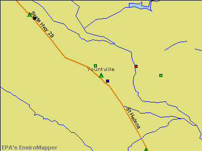 Mapa De Yountville, California Map Of New California