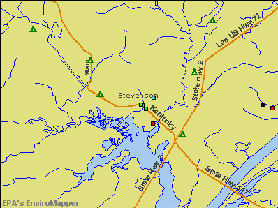 Stevenson, Alabama (AL 35772) profile: population, maps, real estate ...