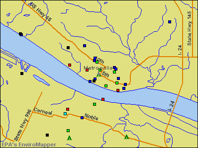 Metropolis, Illinois (IL 62960) profile: population, maps, real estate ...