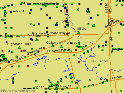 Oakbrook Terrace, Illinois (IL 60181) profile: population, maps, real ...