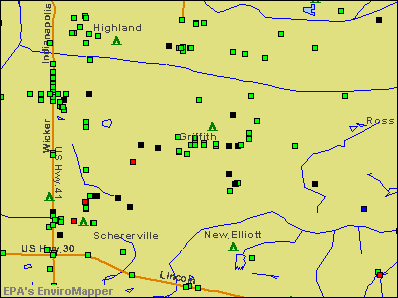 Griffith, Indiana (IN 46319) profile: population, maps, real estate ...