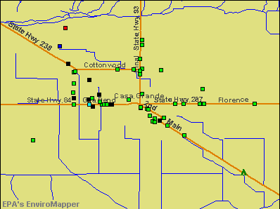 Casa Grande Zip Code Map - Map