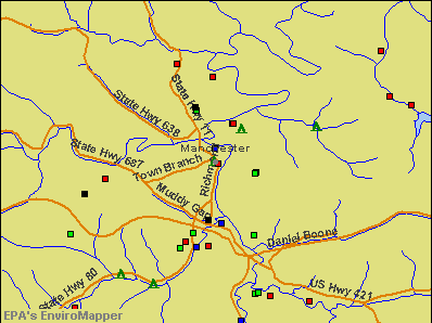 Manchester, Kentucky (KY 40962) profile: population, maps, real estate ...