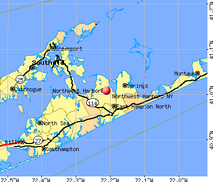 Northwest Harbor, New York (NY 11937) profile: population, maps, real ...