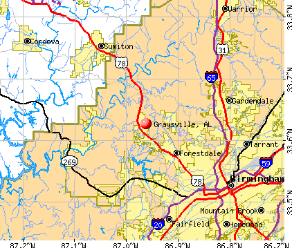 Graysville, Alabama (AL 35073) profile: population, maps, real estate ...