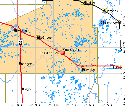 Fosston, Minnesota (MN 56542) profile: population, maps, real estate ...