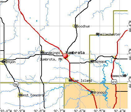 Zumbrota, Minnesota (MN 55992) profile: population, maps, real estate ...