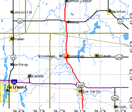 Winnebago, Minnesota (MN 56098) profile: population, maps, real estate ...
