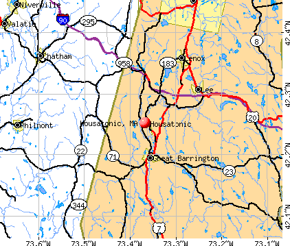 Housatonic, Massachusetts (MA 01236) profile: population, maps, real ...