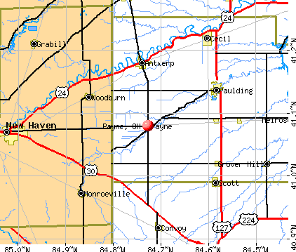 Payne, Ohio (OH 45880) profile: population, maps, real estate, averages ...