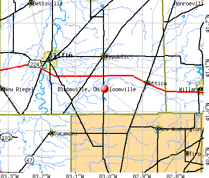 Bloomville, Ohio (OH 44818) profile: population, maps, real estate ...
