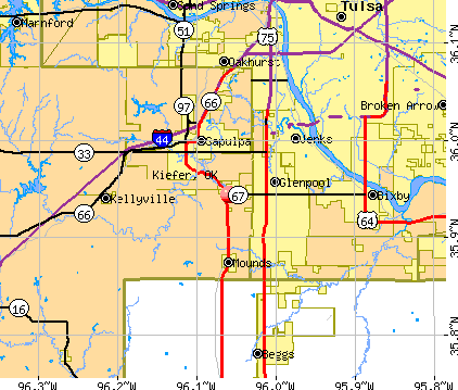 Kiefer, Oklahoma (OK 74041) profile: population, maps, real estate ...