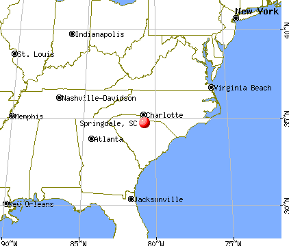 Springdale, South Carolina (SC 29720) profile: population, maps, real ...