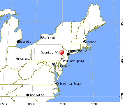 Roseto, Pennsylvania (PA 18013) profile: population, maps, real estate ...