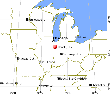 Brook, Indiana (IN 47922) profile: population, maps, real estate ...