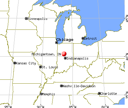 Michigantown, Indiana (IN 46057) profile: population, maps, real estate, averages, homes ...