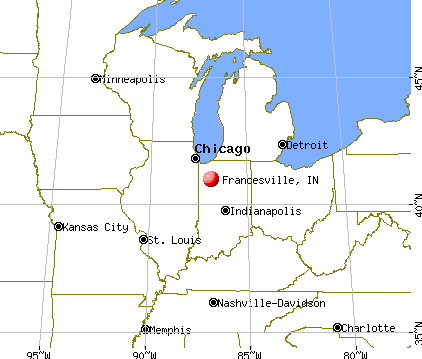 Francesville, Indiana (IN 47946) profile: population, maps, real estate ...