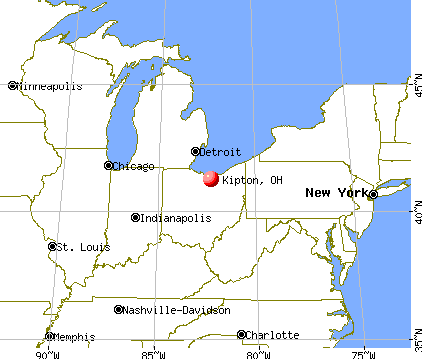 Kipton, Ohio (OH 44049, 44074) profile: population, maps, real estate ...