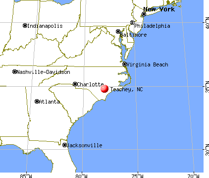 Teachey, North Carolina (NC 28464, 28466) profile: population, maps ...