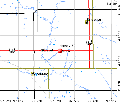 Menno, South Dakota (SD 57045) profile: population, maps, real estate ...