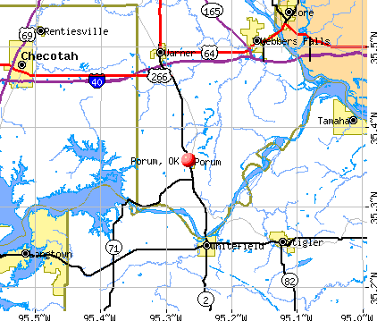 Porum, Oklahoma (OK 74455) profile: population, maps, real estate ...