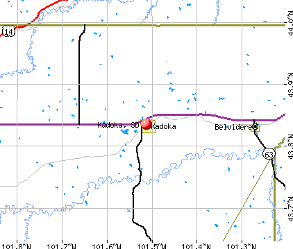 Kadoka, South Dakota (SD 57543) profile: population, maps, real estate ...