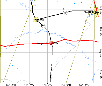 Roby, Texas (TX 79543) profile: population, maps, real estate, averages ...
