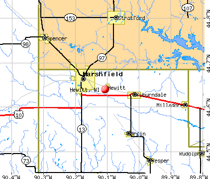 Hewitt, Wisconsin (WI 54441, 54449) profile: population, maps, real ...