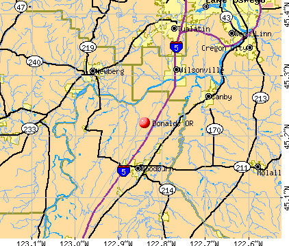 Donald, Oregon (OR 97020, 97032) profile: population, maps, real estate ...