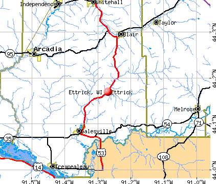 Ettrick, Wisconsin (WI 54627) profile: population, maps, real estate ...