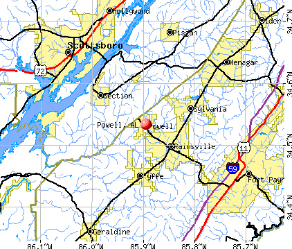 Powell, Alabama (AL 35971) profile: population, maps, real estate ...