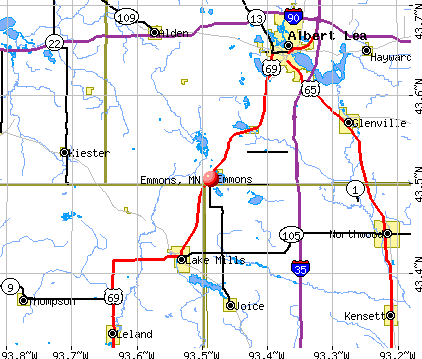 Emmons, Minnesota (MN 56029) profile: population, maps, real estate ...