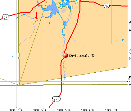Christoval, Texas (TX 76935) profile: population, maps, real estate ...