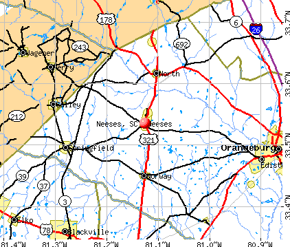Neeses, South Carolina (SC 29107) profile: population, maps, real ...