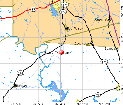 Blum, Texas (TX 76627) profile: population, maps, real estate, averages ...