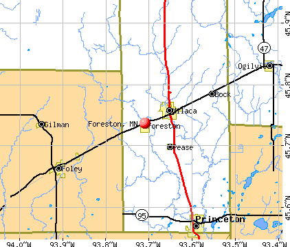 Foreston, Minnesota (MN 56330) profile: population, maps, real estate ...