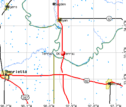 Terral, Oklahoma (OK 73569) profile: population, maps, real estate ...