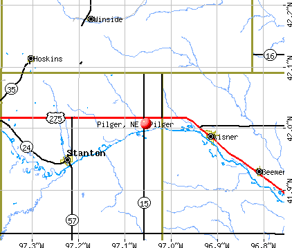 Pilger, Nebraska (NE 68768) profile: population, maps, real estate ...