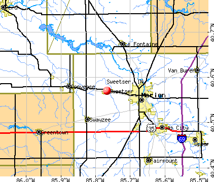 Sweetser, Indiana (IN 46987) profile: population, maps, real estate ...