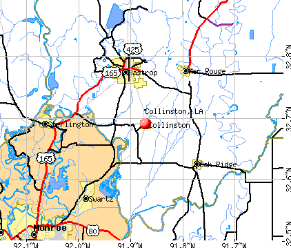 Collinston, Louisiana (LA 71229) profile: population, maps, real estate ...