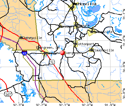 Evergreen, Louisiana (LA 71333) profile: population, maps, real estate ...