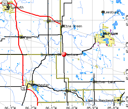 Mentone, Indiana (IN 46539) profile: population, maps, real estate ...