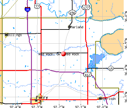 Red Rock, Oklahoma (OK 74651) profile: population, maps, real estate ...