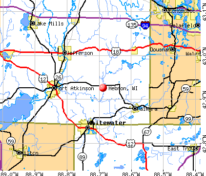 Hebron, Wisconsin (WI 53538) profile: population, maps, real estate ...