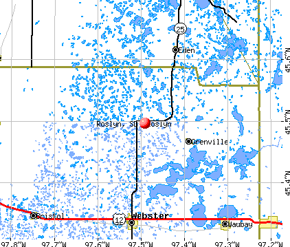 Roslyn, South Dakota (SD 57261) profile: population, maps, real estate ...