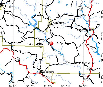 Mill Spring, Missouri (MO 63952, 63957) profile: population, maps, real ...