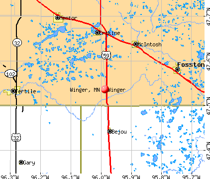 Winger, Minnesota (MN 56592) profile: population, maps, real estate ...